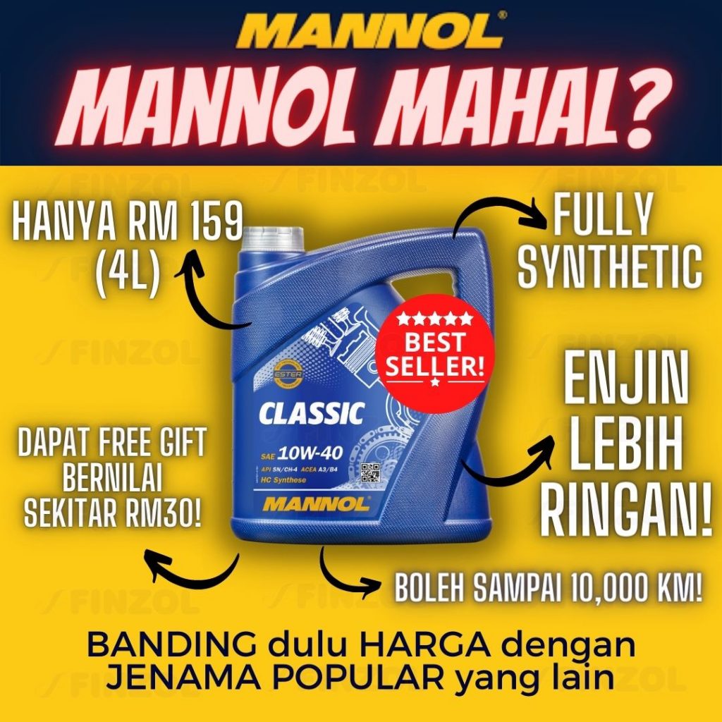 Minyak Mannol untuk Proton - Baca ni tak pening nak pilih - Enjin myFinzol